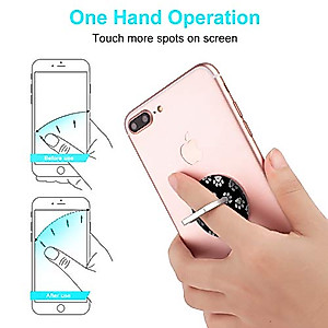 Bonoma Phone Ring Stand, 3 Pack Dog Paws 360 Degree Rotation Finger Grip Stand Holder Compatible with Smartphones and Tablets