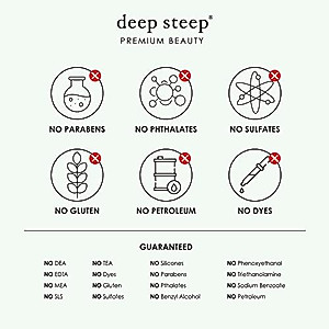 Deep Steep Shampoo & Conditioner, Premium Hair Care (Argan Oil- Hydrating Volume, 10 oz)