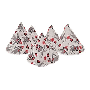 Pee Pee Teepee Sock Monkey White with LAUNDRY bag 5 pieces baby boy pee shield babyboy essentials peepeeeteepee baby boy teepee pee shield pee covers