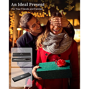 DT·Live Chef Knife, 8 Inch High Carbon German Stainless Steel Sharp Kitchen Knife for Chopping and Slicing, with Gift Box and Knife Cover, Full Tang, Ergonomic Wooden Handle