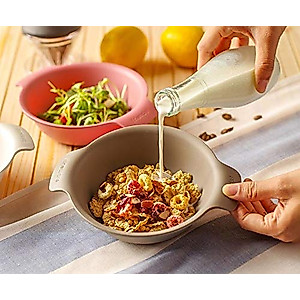 Nineware BPA-Free Cereal Bowl Set of 4 Unbreakable Lightweight for Soup, Rice, Yogurt Dishwasher & Microwave Safe