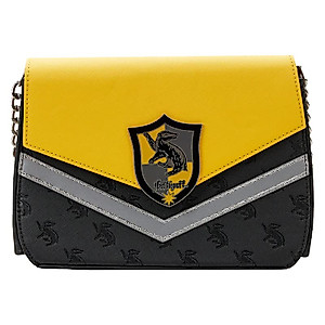 Loungefly Harry Potter Hufflepuff Chain Strap Crossbody Bag