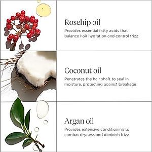 Briogeo Farewell Frizz Smoothing Conditioner, Tame Frizz and Restore Shine to Dull, Dry Hair, Nourishes and Smooths, Argan Oil for Shine, Vegan, Cruelty-Free, 8 fl oz