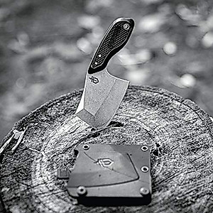 Gerber Gear 30-001694 TRI-Tip, Mini Cleaver Fixed Blade Knife with Sheath, Green