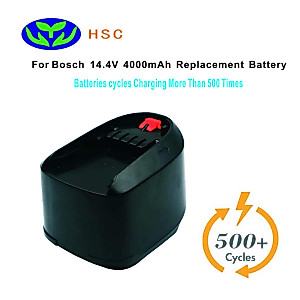 5000mAh 18650 Battery Pack BOS14.4B Lithium Battery 14.4V Replacement for Bosch BAT607 BAT607G BAT614 BAT614G Battery pack 14.4V