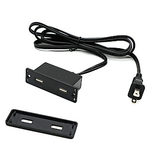 Powered USB Hub Socket Recessed USB Power Outlet Power Gromment 2 USB 2.1A Mounted into Bed Desk Table