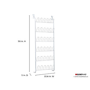 ClosetMaid 8040 18-Pair Over-the-Door Shoe Rack
