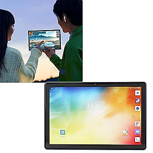 Haofy 5G WiFi Tablet, 10.1in Tablet 100‑240V 1920x1200 Resolution Lightweight with Earphones for Office (#1)