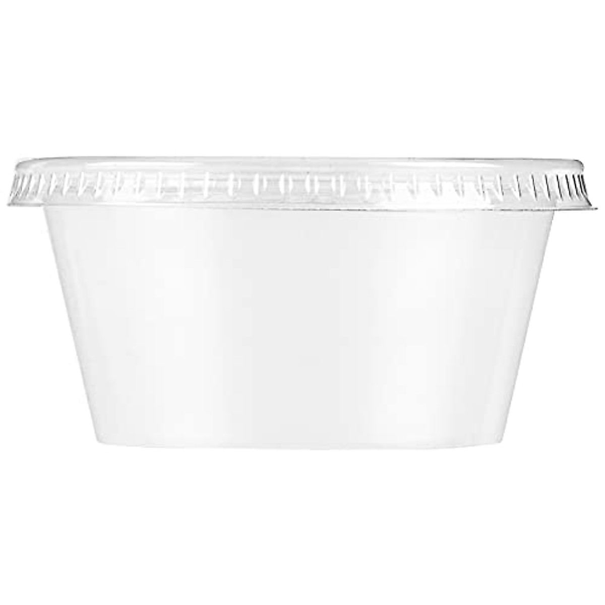 Polar Ice Disposable Plastic Glasses with Lids, 2-Ounce, Translucent, 500-Pack