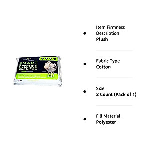 Serta Perfect Sleeper Standard/Queen Bed Pillows 300 Thread Count Recycled - 2 Pack