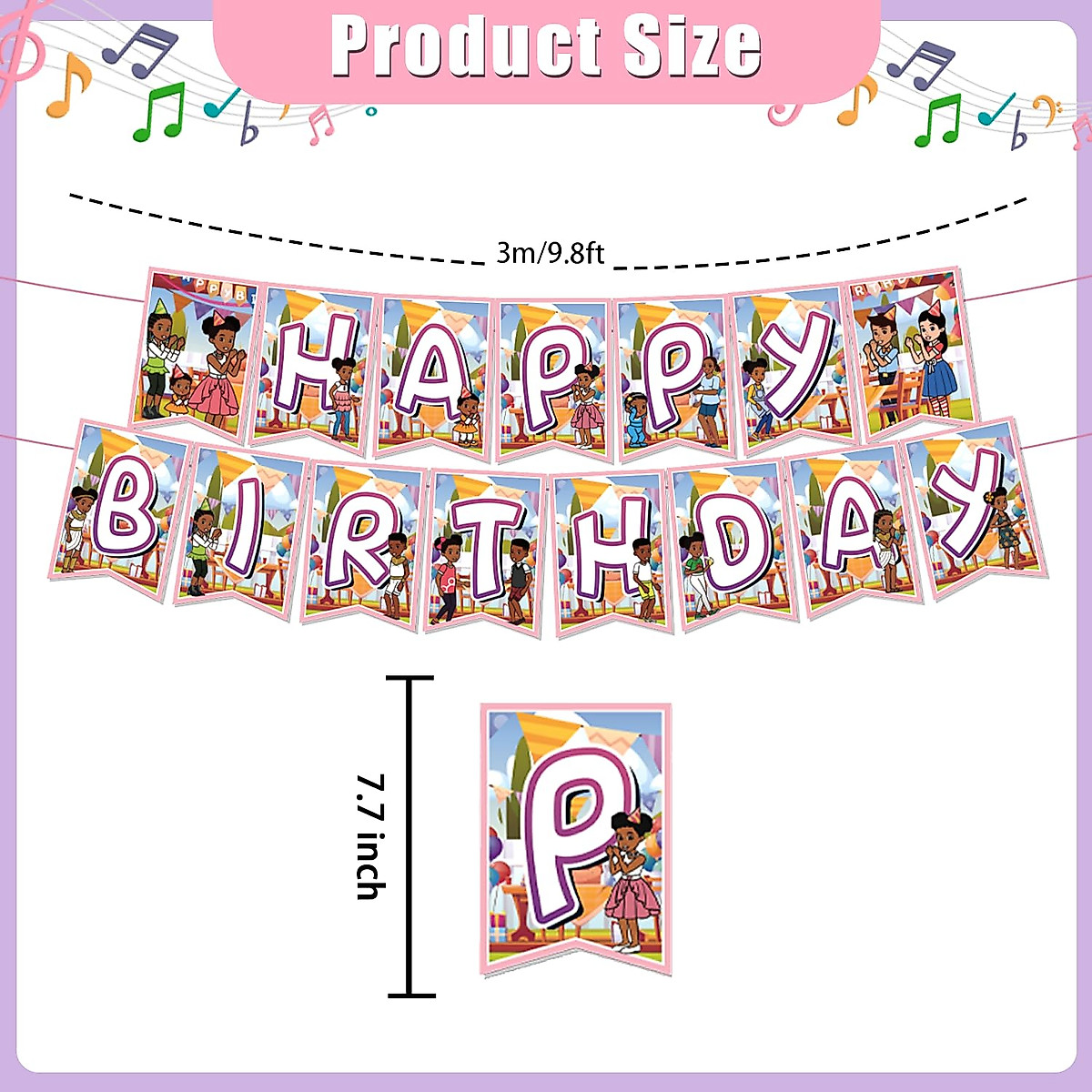 82pcs Happy Birthday Party Decorations Tableware Set for 20 Guests, Party Supplies includes Banner Plates Napkins Tablecloth Birthday Party Decorations