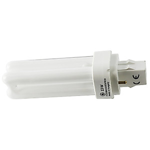 GE 97588 - F13DBX23/835/ECO - 13 Watt Quad-Tube Compact Fluorescent Light Bulb, 2 Pin, 3500K