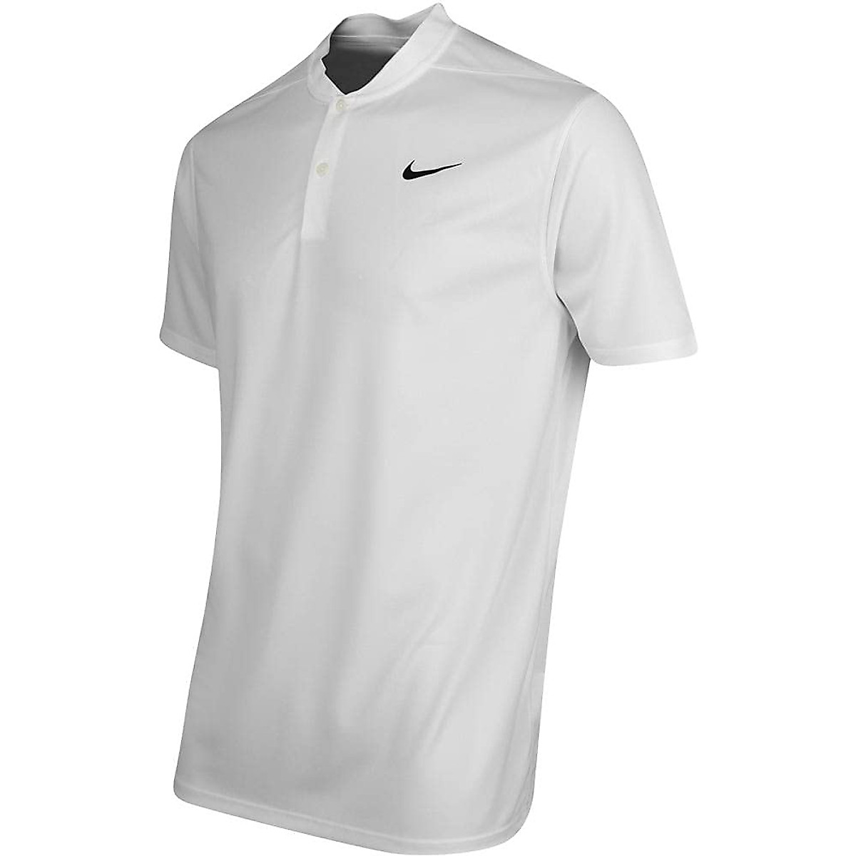 Nike Men's Nike Dri-fit Victory Blade Polo, White/Black, Large