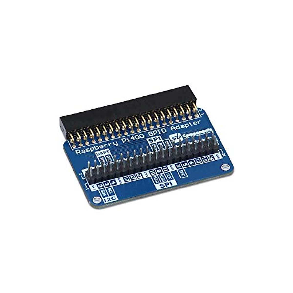 Raspberry Pi 400 GPIO Adapter Inbuilt 2 x 20 Pins Headers I/O Expansion HAT for Raspberry Pi 400