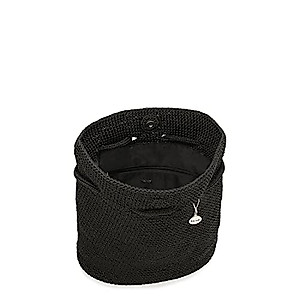 The Sak Large Dylan Backpack in Crochet, Adjustable Backstrap, Black