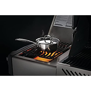 Napoleon 70046 Stainless Steel 2-Piece Sauce Pan Set Grill Accessory
