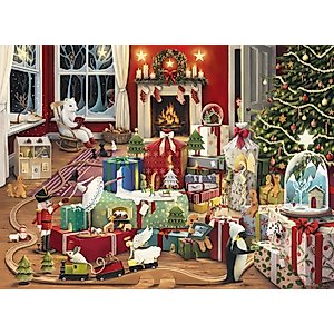 Ravensburger Enchanted Christmas 500 Piece Jigsaw Puzzle for Adults - 16862 - Every Piece is Unique, Softclick Technology Means Pieces Fit Together Perfectly