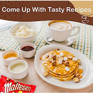 Maltesers Chocolate Balls 37 gram bags - Honeycomb Spheres Covered In A Creamy Layer Of Milk Chocolate - The Ultimate Fusion of Creamy Chocolate and Irresistible Crunch (In KH Packaging) (6 pack)