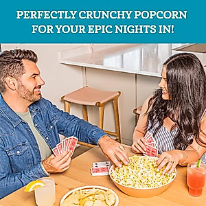 Franklin’s Gourmet Popcorn All-In-One Popcorn Packs for Popcorn Machine - 4oz Pack of 10 - Made in USA - Classic Popcorn Bags with Buttery Salt & Oil