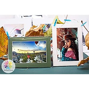 MBC Mat Board Center, Pack of 25, 11x14 White Picture Mats with Black Core Bevel Cut for 8x10 Photos