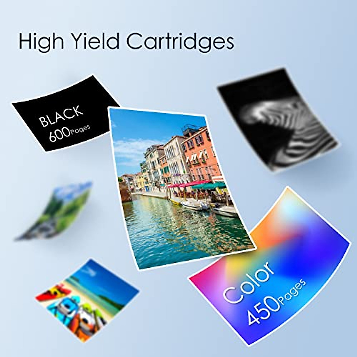 64XL Ink Cartridge Combo Pack Compatible for HP 64 XL Ink Cartridge Replacement for HP Envy Photo 7855 7858 6255 7155 7120 6252 7164; Envy 5542 Printers (1 Black, 1 Tri-Color)