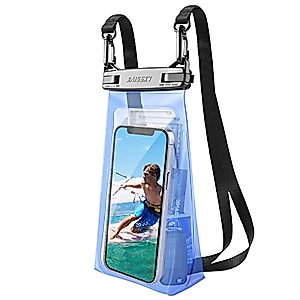 Waterproof Phone Pouch Up to 6.9", Floating Dry Bag for iPhone 13 12 11 Pro Max Galaxy S22 S21 Universal Waterproof Case Large Capacity Sunscreen Glasses Storage Dry Bag for Swimming Rafting Boating