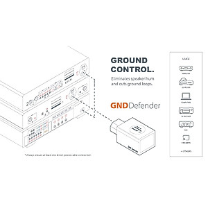 iFi SilentPower - GND Defender - Intelligent Ground Control, IEC Connector Ground Loop Remover