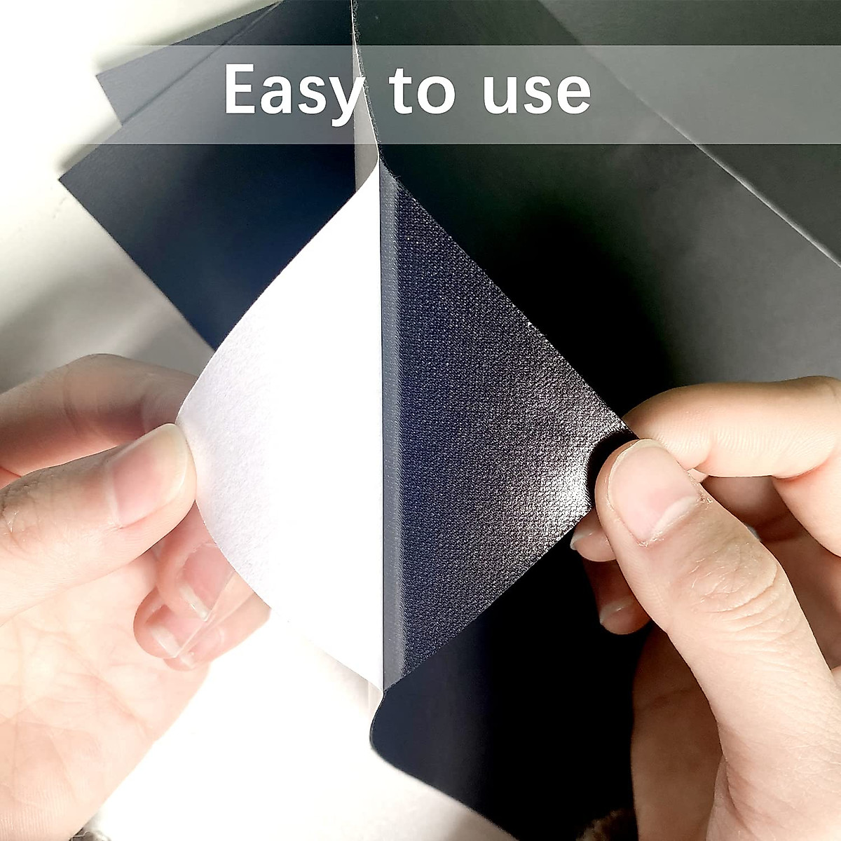 Nisorpa 6pcs Self Adhesive Leather Repair Patch 6x10in Black PU Leather Patch Kit for Couch Furniture Sofas Car Seats Handbags Jackets