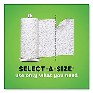 Bounty - Paper Towels - Select-A-Size Paper Towels - 2-Ply - Paper - 19.49" x 15" x 22.64" - Paper - 22.64" x 19.49" x 15" - White