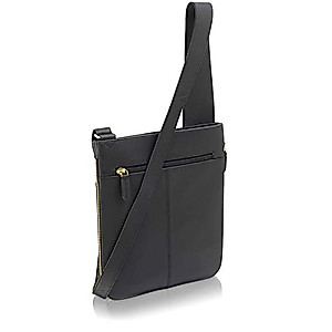 RADLEY London Womens Pockets Medium Zip Around Leather Crossbody Medium Black