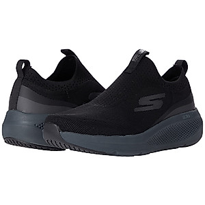 Skechers Men's GOrun Elevate-Athletic Slip-On Workout Running Shoe Sneaker with Cushioning, Black, 10 X-Wide