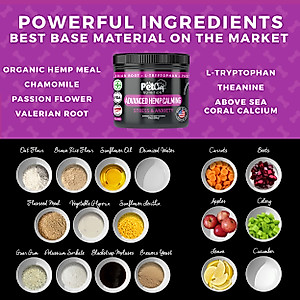 Pet Chef Calming Chews for Dogs with Hemp – Natural Dog Calming Chews for Separation Anxiety, Hyperactivity, Stress, and Pain Relief, Roasted Bacon Flavor, Pop Top Lid, Made in USA, 140 Count Value