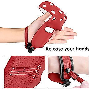 AIXOTO Accessories for Oculus Quest 2, All-in-one Set for Quest 2, Controller Grips Cover Quest 2 Silicone Face Cover Lens Protective Cover VR Shell Cover with Disposable Eye Cover (Wine Red)