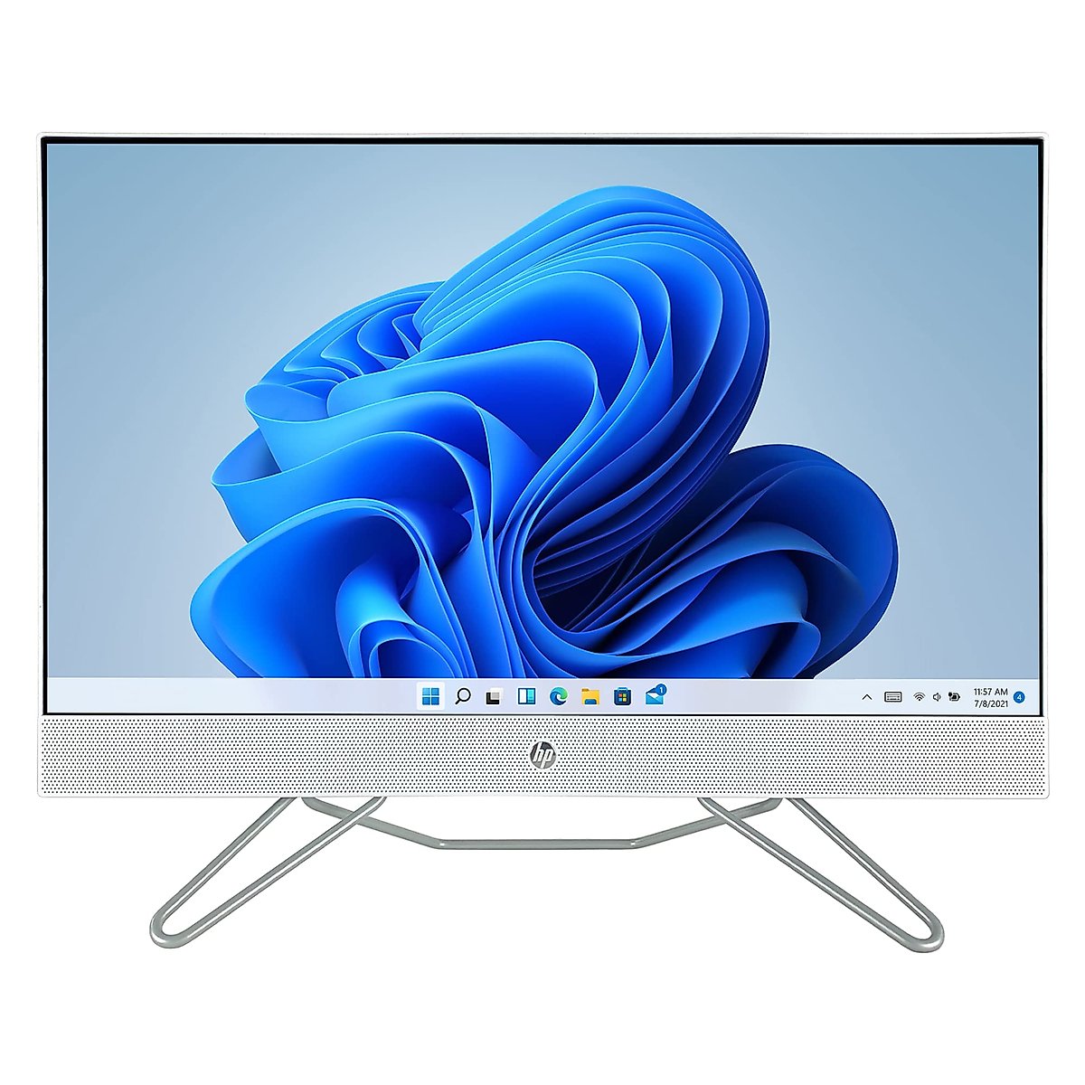 HP 27" Full HD Touchscreen All-in-One Desktop Computer - AMD Ryzen 7 5700U 8-Core up to 4.30 GHz Processor, 64GB DDR4 RAM, 8TB SSD, AMD Radeon Graphics, Windows 11 Pro