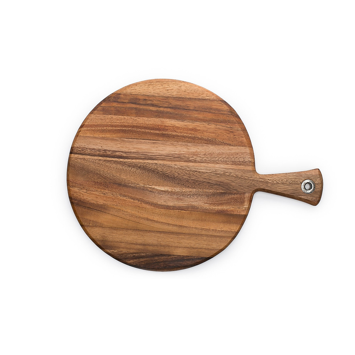 Ironwood Gourmet Round Provencale Paddle Round, Acacia Wood 0.5 x 12 x 16 inches