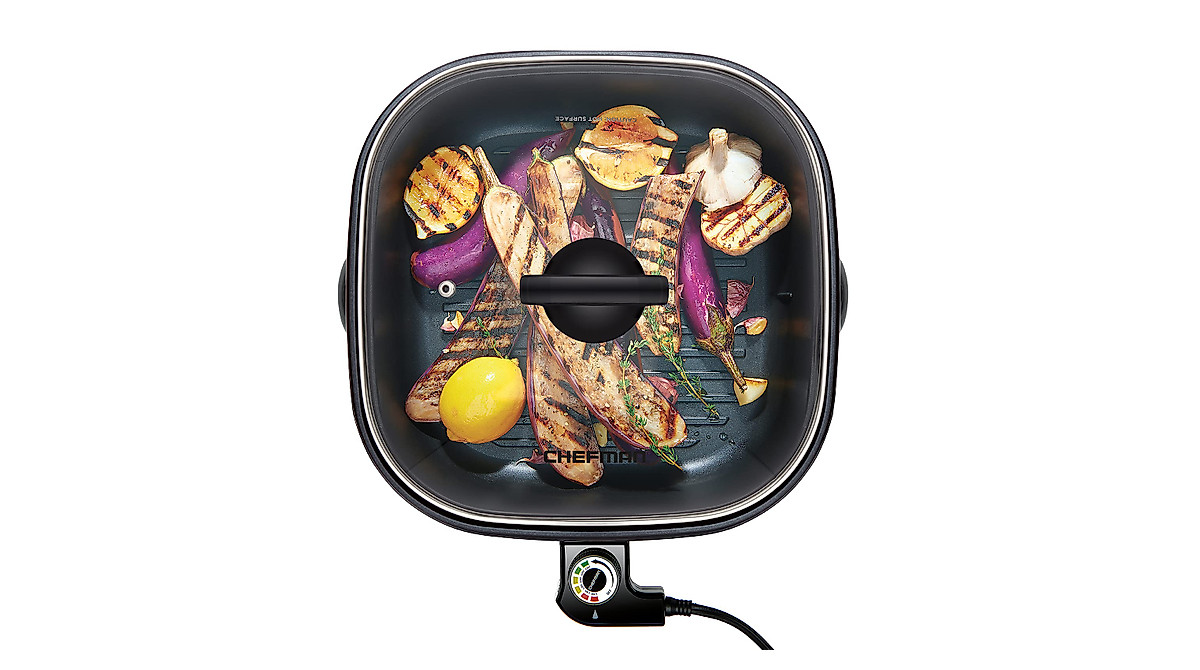 Chefman Electric Grill & Skillet: 7-in-1 Versatile Cooker