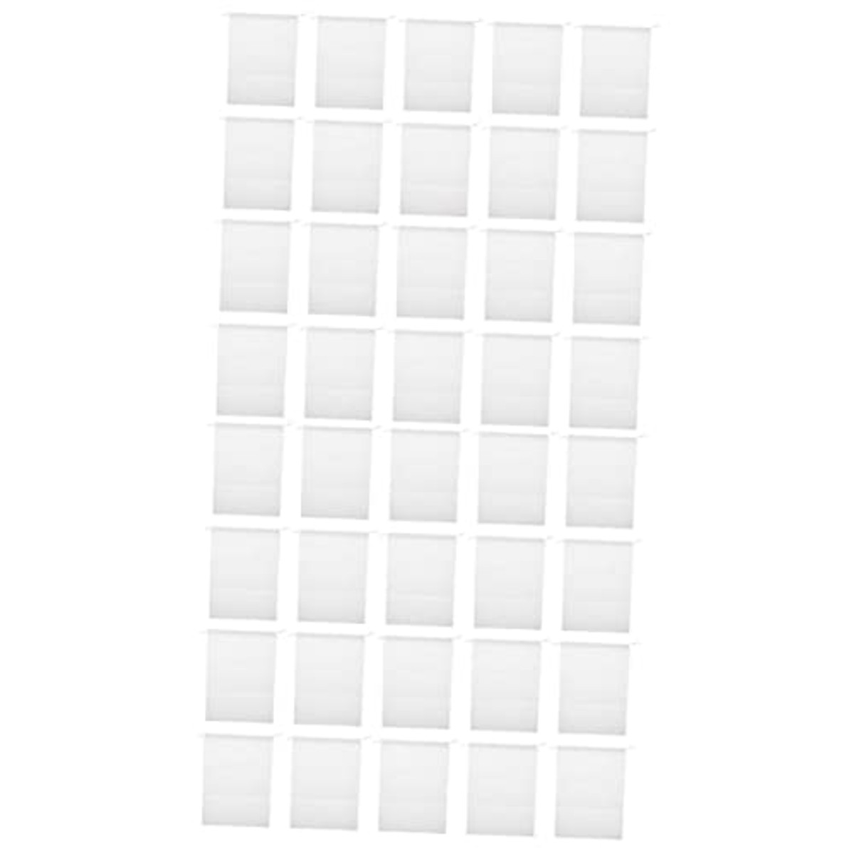 Shoe Bags 40 pcs Pouch Window White Transparent Closure Aging Proof Saving Storage Pouches Large Non- Portable- Women Fabric Woven Shoe Bag Clothes Ing Travel for Back Portable