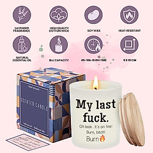Gifts for Friends - Funny Gifts for Women, Her, Mom, Best Friends Female, Bestie, Girlfriend, Wife, Sister, Coworker - Birthday Gifts for Women - Friendship Gifts for Women Friends - Scented Candle