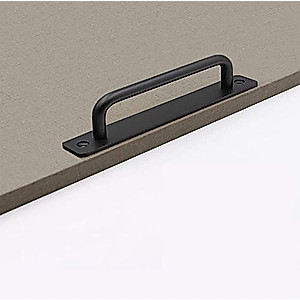 gaizda Pack of 2 barn Door Handle,Sliding Door Pull Handle,High Performance Handle, Cabinet Door Handles, Drawer Knobs, Kitchen Handles,Hardware Door Handle for a Wooden Door,Cabinet Door,Black