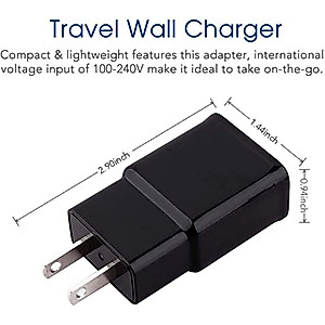 Fast Rapid Charging Block for Samsung Android Wall Charger Plug Adapter USB Compatible with Samsung Galaxy S22/ S21/ S20/ S10/ S10e/ S9 Plus/ S8 / Note 10/ Note 9/ Note 8/ LG G5 G6 G7 3Pack