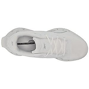 Reebok Women's Zig Dynamica 4.0 Sneaker, White/Silver Metallic, 6