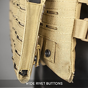 Valken Multi Rifle Mag LC Triple Pouch, Olive, Small