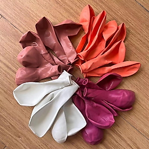 Pink Balloons Garland Arch Kit, 136PCS Pink Peach Balloon Birthday Party Decorations for Baby Shower Princess Theme Wedding Party Supplies