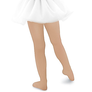Olreco Girls Tights 4-6 Ballet Tights for Girls Nude Tights for Girls Dance Tights for Toddler Girls Leggings Toddler Tights 4T