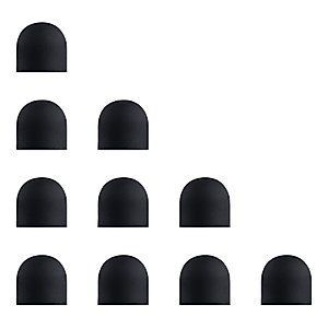 0.31 Inches (8 mm) Replaceable Rubber Tips for ChaoQ Stylus Pens (Pack of 10)
