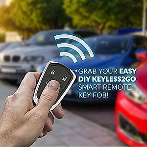 Keyless2Go Replacement for 5 Button Proximity Smart Key for Cadillac HYQ2EB 13598516