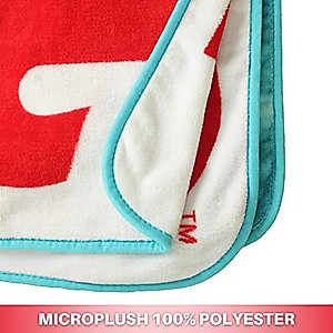 Silver Buffalo Jaws Great White Shark Throw Fleece Blanket - 45 x 60 inches | Soft and Cozy