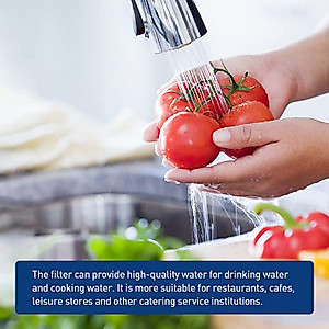 PERCOLA 3MFF101 Under Sink Water Filter, Replacement for Under Sink Full Flow Filtration System 3M Aqua-Pure 3MFF100, 70020249663 6,000 Gallons (1 Pack)