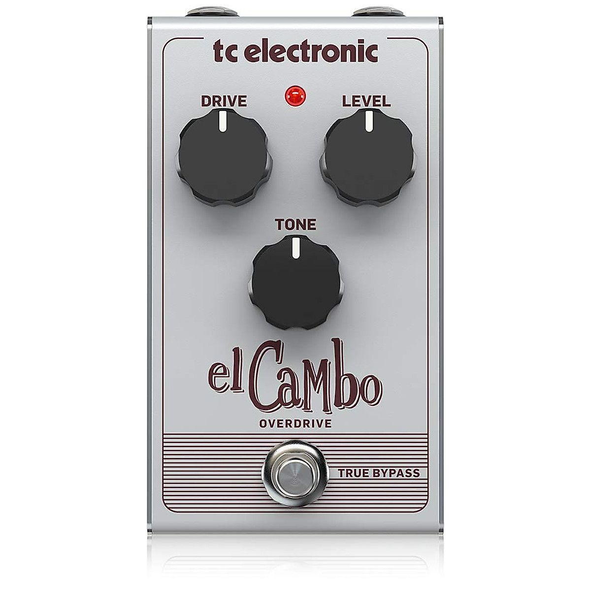 TC Electronic EL CAMBO OVERDRIVE Classic Tube Overdrive Pedal with Intuitive 3-Knob Interface for Essential Blues Rock Tones