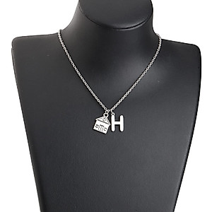 BLEOUK Singer home Inspired Necklace singer fans gift Music Gift Album Gift Music lover jewelry (Home NE)